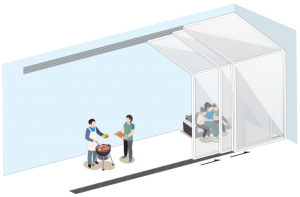 Premium Retractable Glass Roof Malaysia - Optima Sky Roof