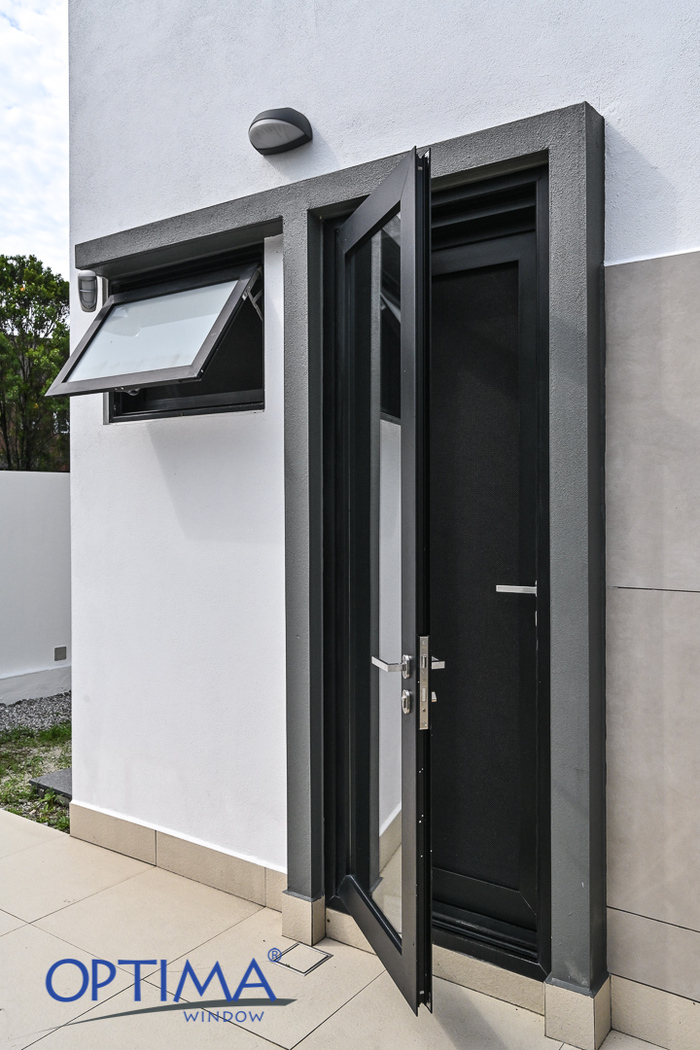 Swing Doors, their advantages, and when to use them - Optima Window Sdn Bhd
